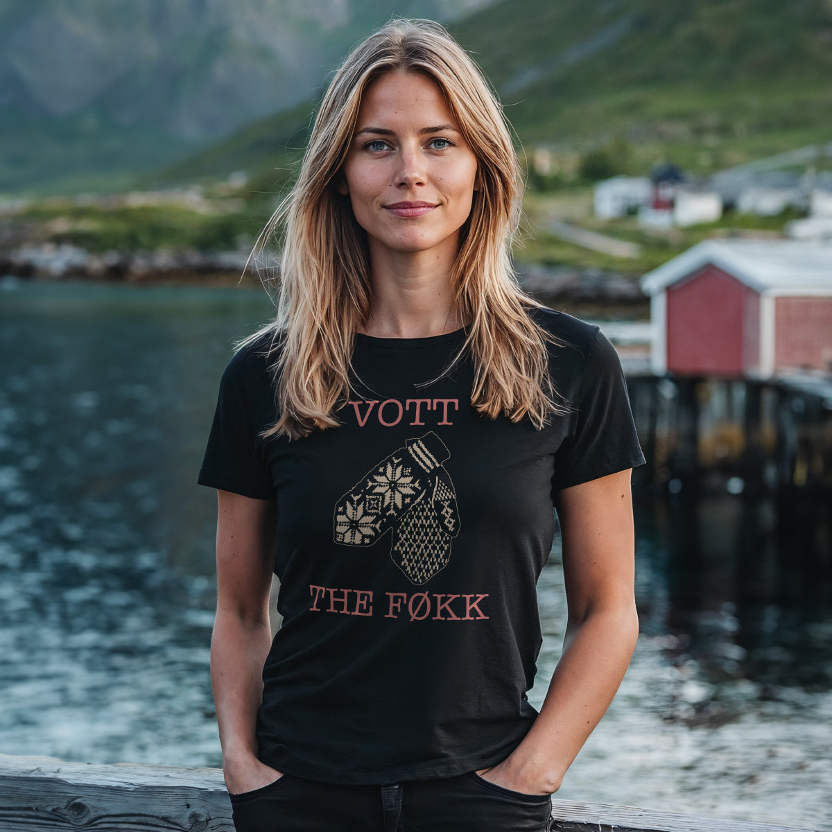 Vott The Føkk dame t-skjorte | Godt Haill