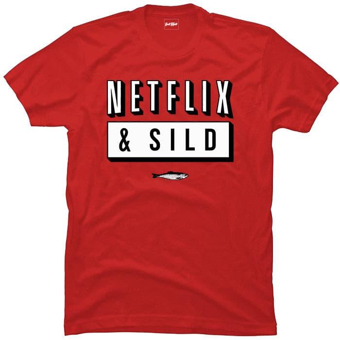 Netflix & sild t-skjorte | Godt Haill