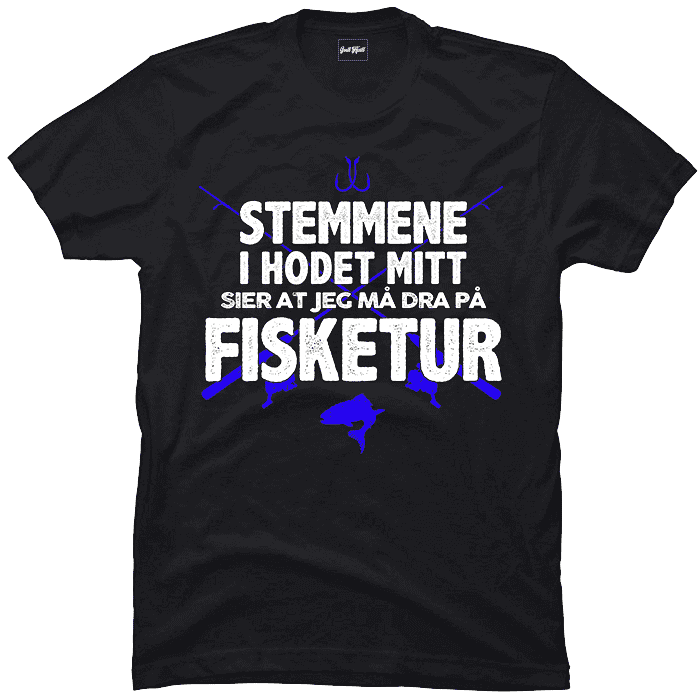 Stemmene fisketur t-skjorte | Godt Haill
